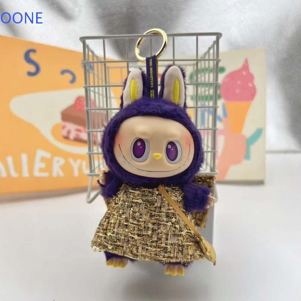 OONE Labubu Doll Figurine, Anti-lost Cartoon Pop Mart Labubu Plush ...