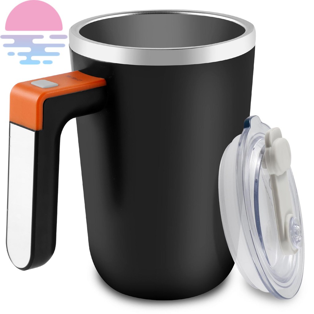 Temperature Control Coffee Mug with Stir Bar 300ml Self Stirring Coffee ...