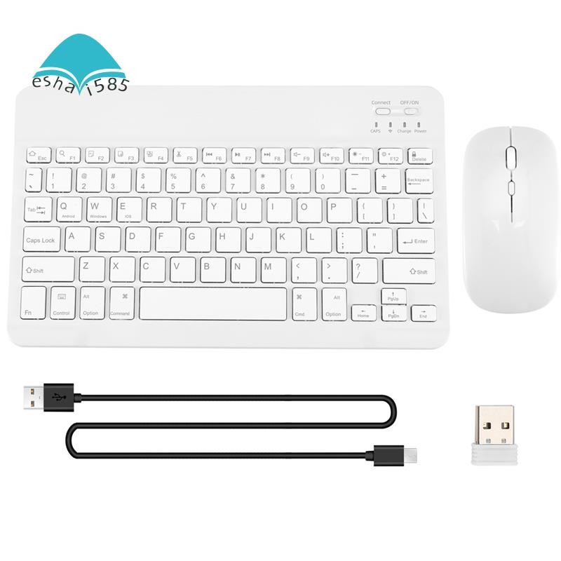 Ultra-Thin Silent Wireless Bluetooth Keyboard and Mouse Set Suitable ...