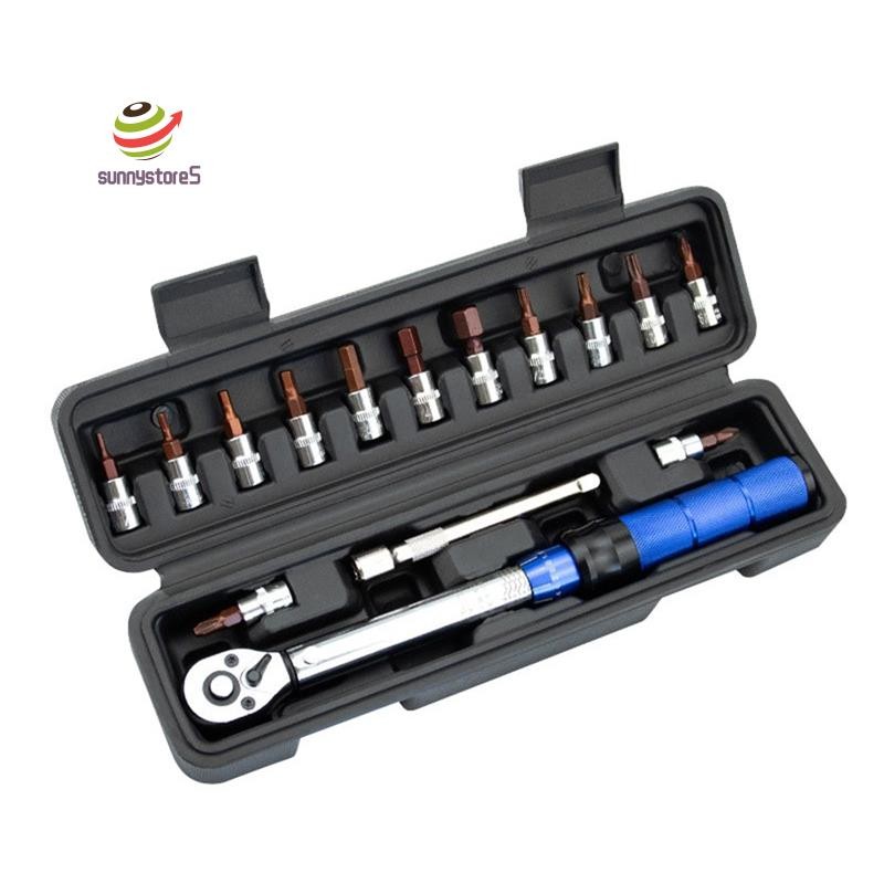 1/4" 2-24Nm Torque Spanner Adjustable Torque Wrench Bicycle Repair Tool ...