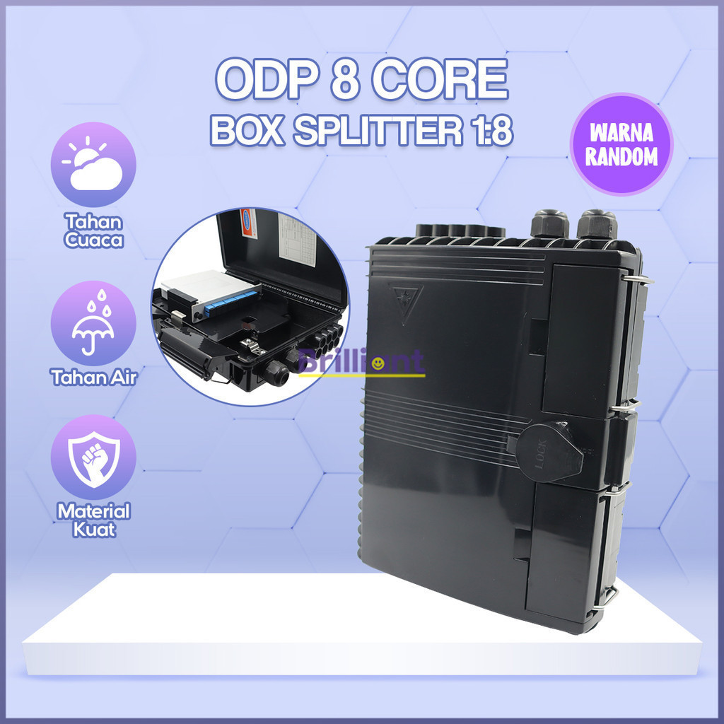 Outdoor Splitter Box ODP 8 Core Complete Splitter Box 1/8 Double Lock ...