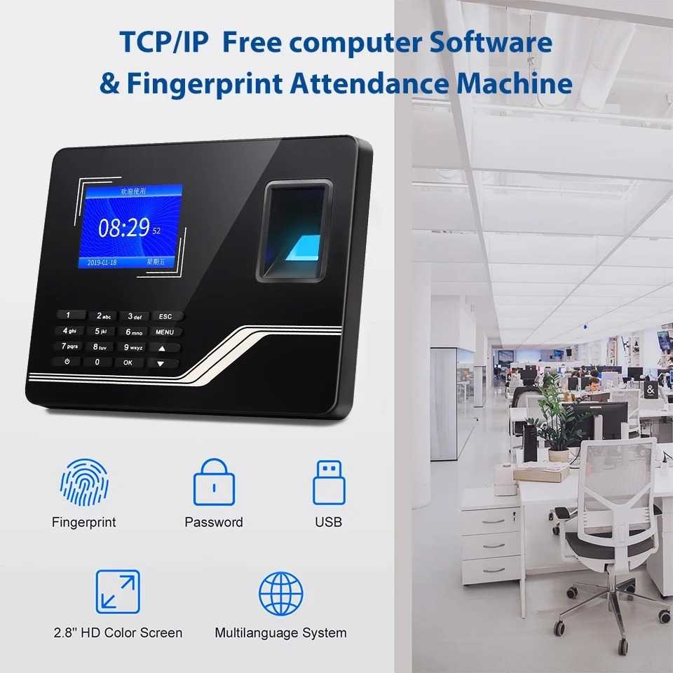 MESIN Ykscan Fingerprint Attendance Machine Biometric Time Attendance ...
