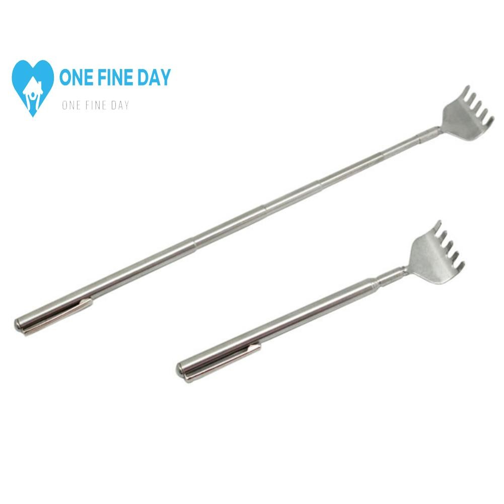 Telescopic Stainless Steel Pen Type Old Man Tickle Scratch Device Rake ...