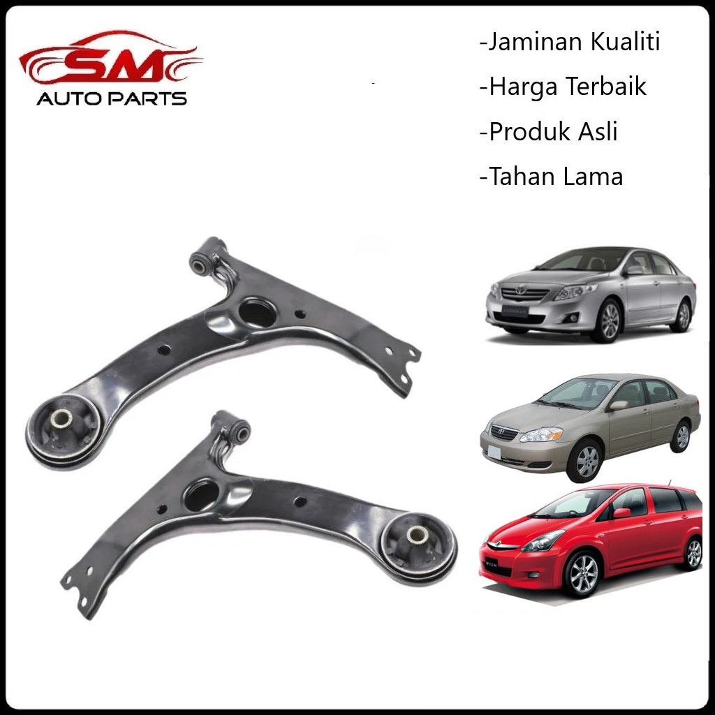 SM Front Lower Arm - Toyota Altis ZZE121 ZZE141 / Wish ZNE10 ANE10 ...