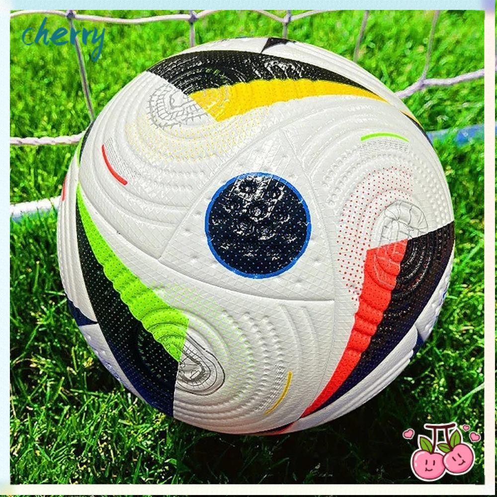 CHERRY Training Match Soccer Ball, Seamless Size 5 2024 European ...