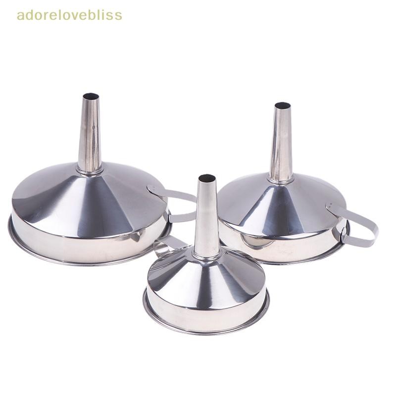 ADD 304 Thickened Stainless Steel Funnel With Detachable Filter Wide ...