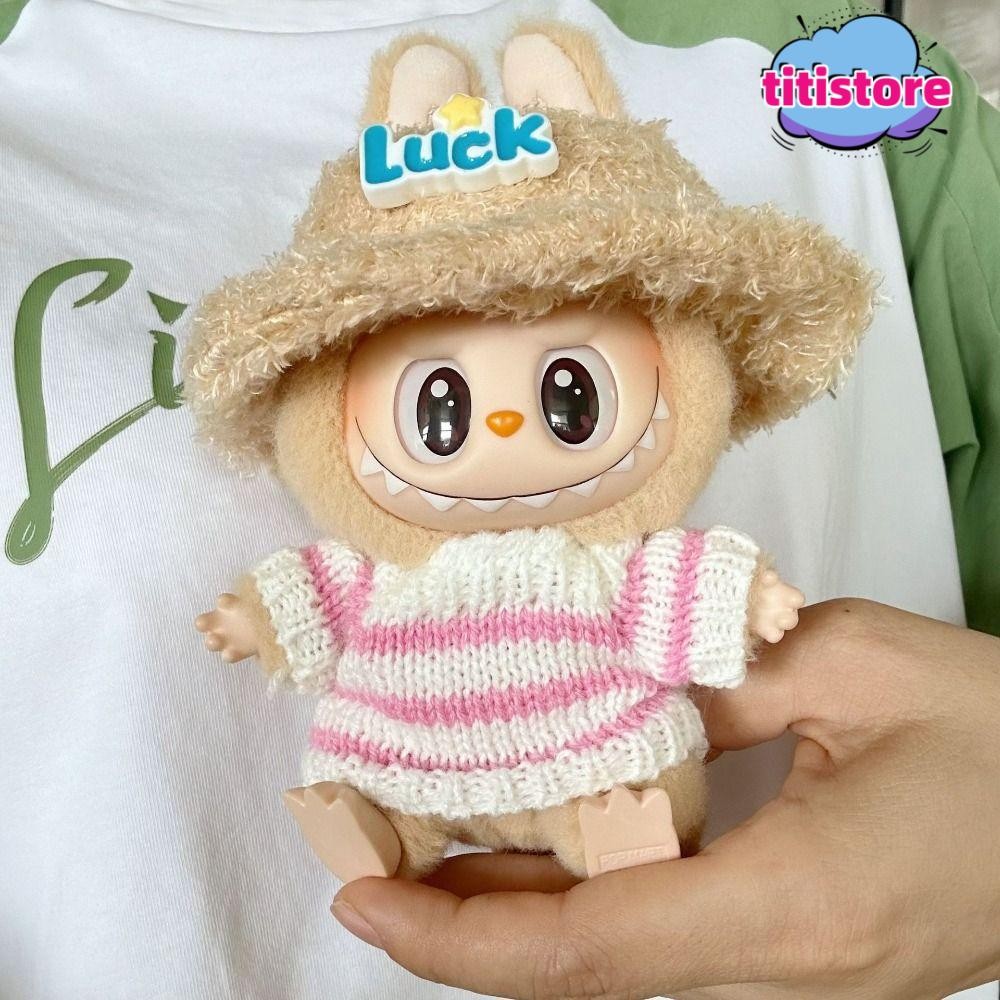 TITISTORE Labubu Sit Party Series Doll Clothes, 17CM Labubu Handmade ...