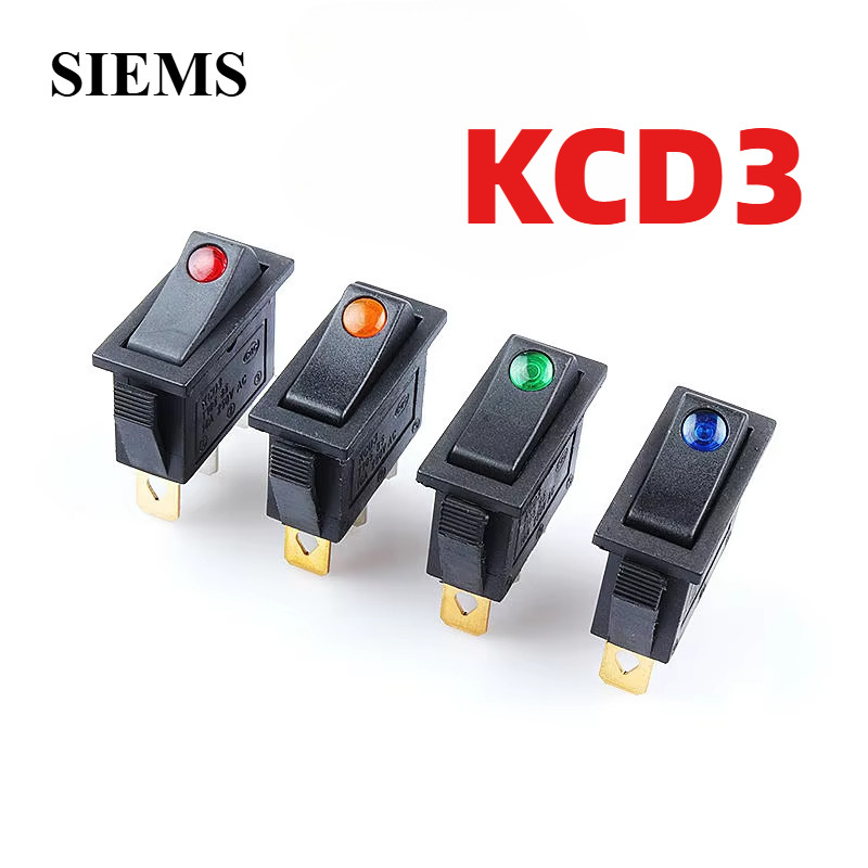KCD3 3pin rocker button switch KCD3 ON-OFF 2nd gear position mini cat ...