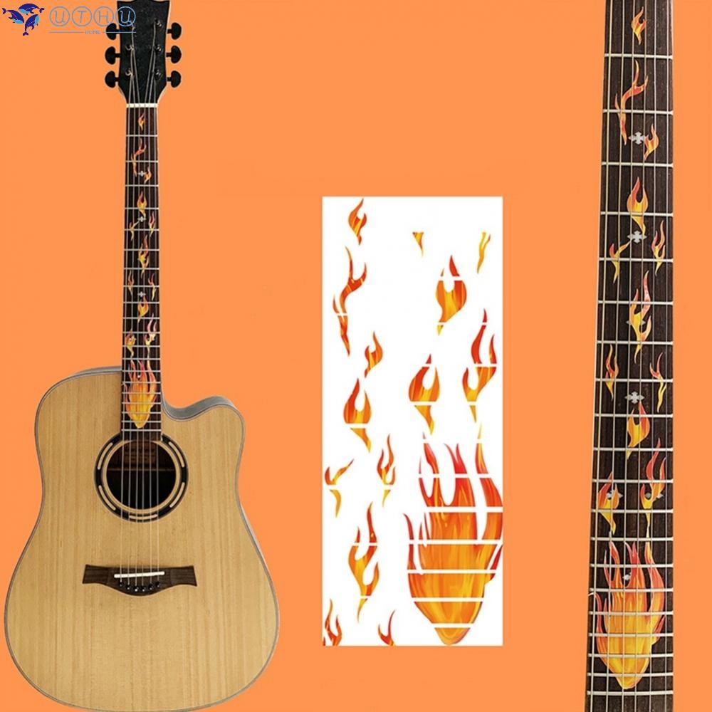 Stand out with Cross Inlay Decals Fretboard Sticker for Electric ...