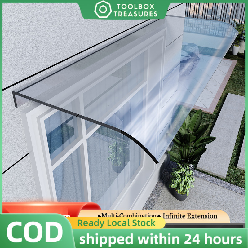 Window Garden Transparent Canopy Awning Shade Roof Outdoor Door Balcony ...
