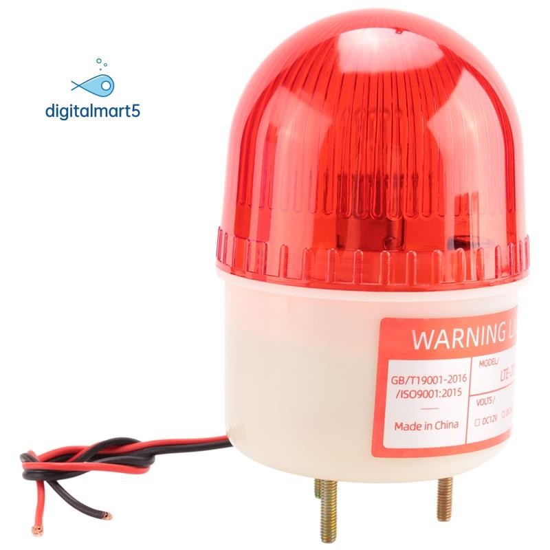 AC 220V 15W Red Light Industrial Signal Tower Flash Warning Lamp ...