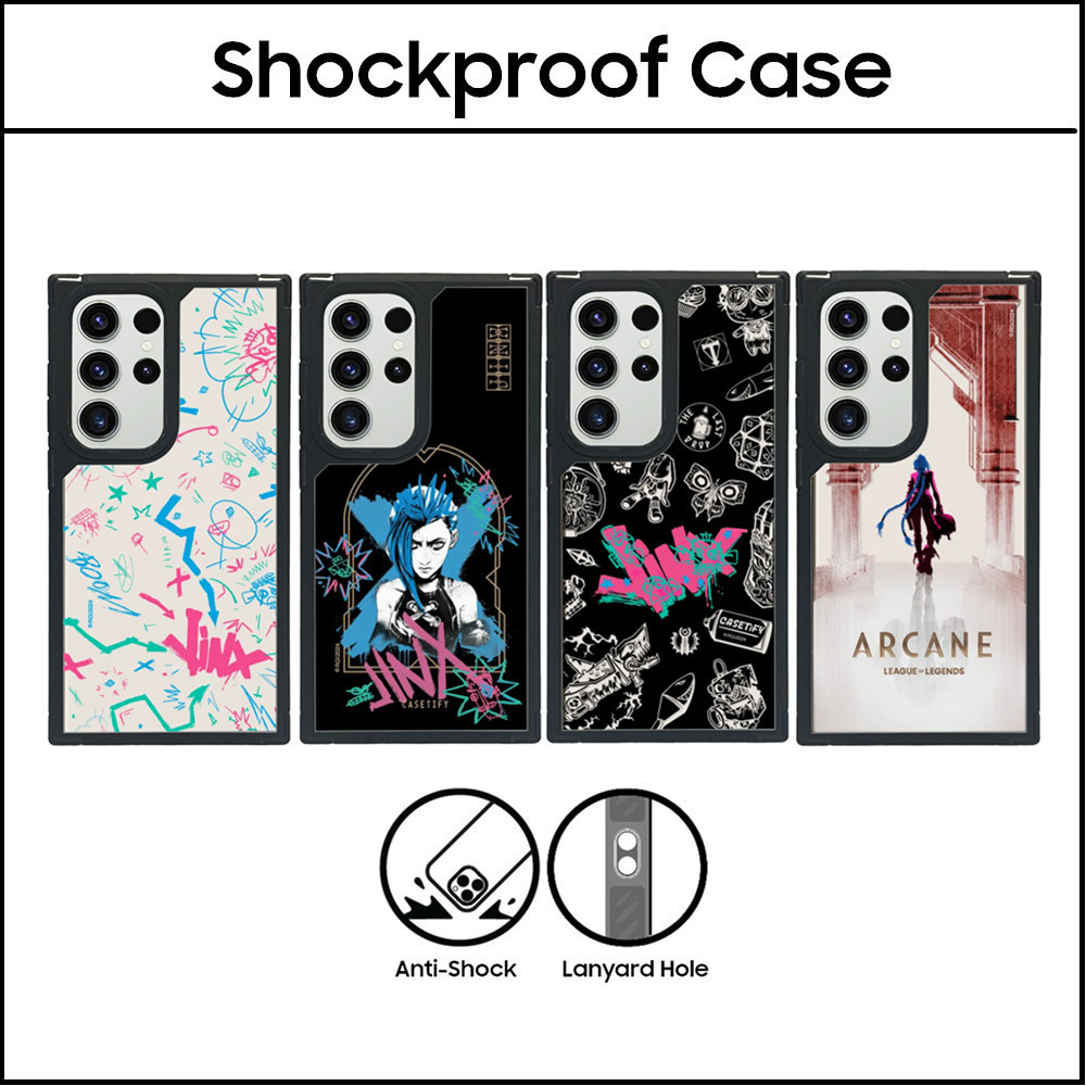 CASETi Arcane League of Legends JINX Hard Acrylic Case Cover For ...