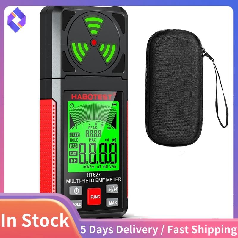 EMF Meter,3 in 1 EMF Detector Electromagnetic Field Radiation Detector ...