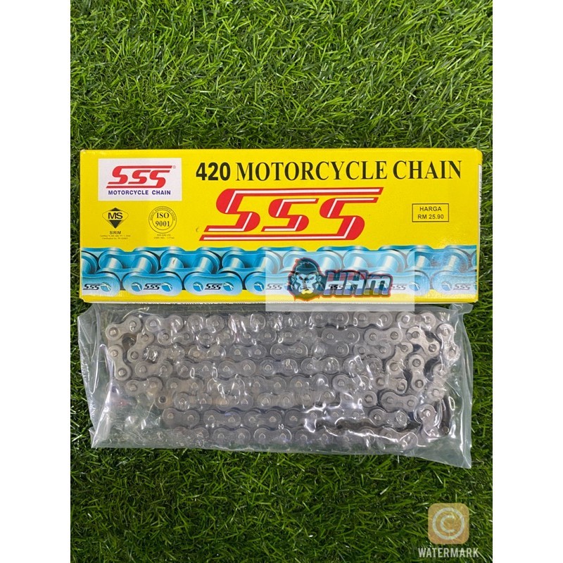 SSS 420 428 Rantai Motorsikal SSS Motorcycle Chain 100% Original ...