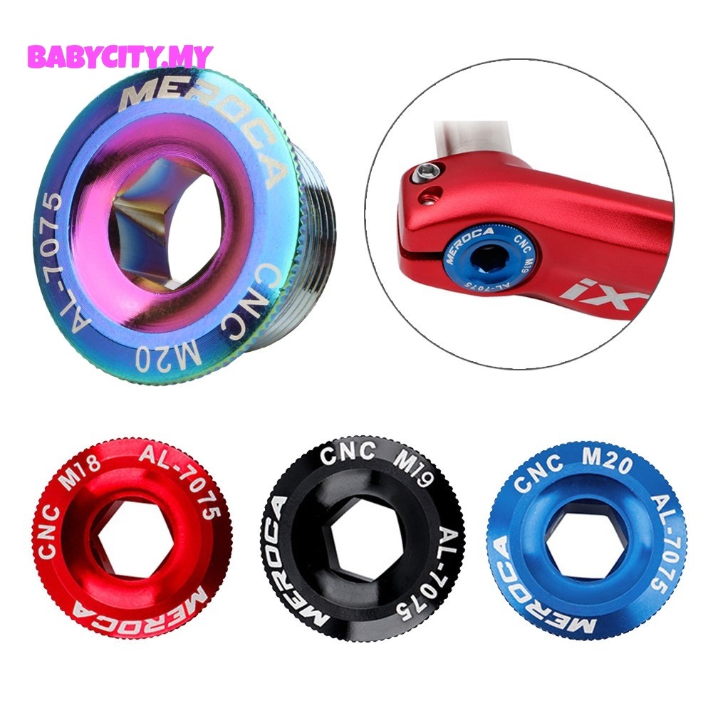 Road Bike Crank Fixing Bolt Crank Cover Crankset Screws /M19/M20 ...