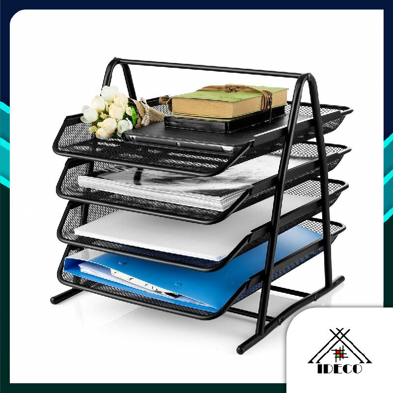 MYiDECO 4 Layer 4 Tier File Document Letter Paper Tray Sorter ...