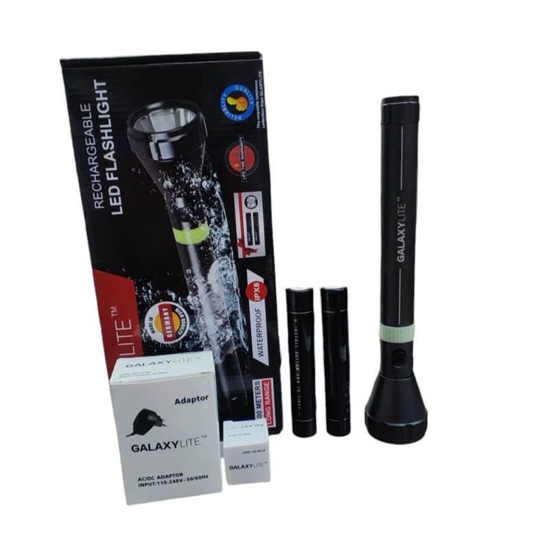 Torch Light Rechargeable Made in Germany heavy duty Flash Light(SBT ...