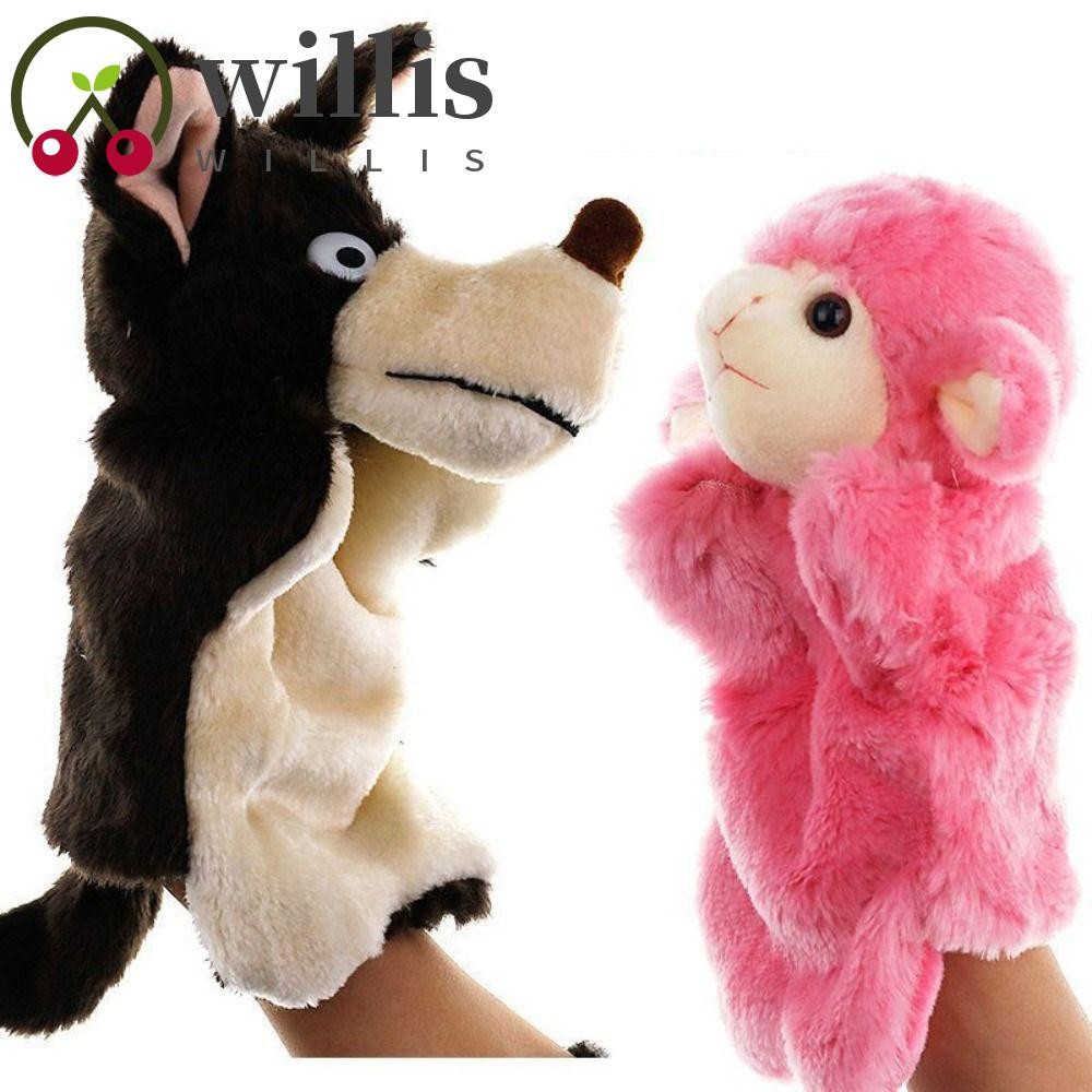 WILLIS Animal Hand Puppet, Stuffed Animals Sheep Plush Hand Doll ...