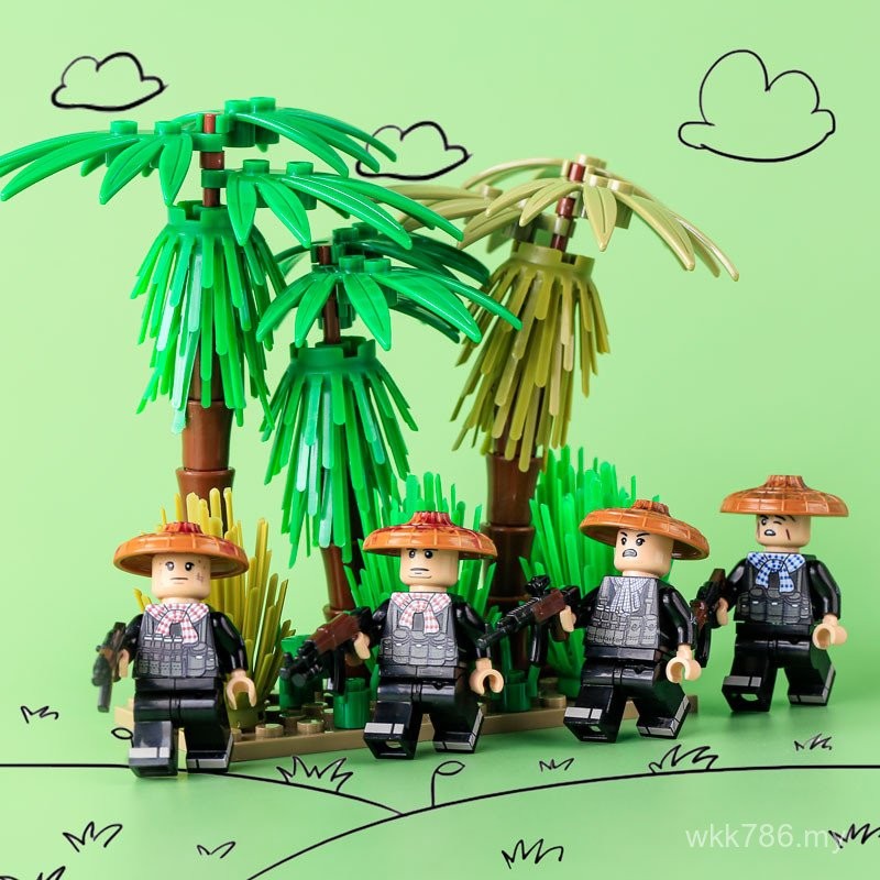 New Product MOC US Army Vietnam War Military Soldier Building Block UV ...