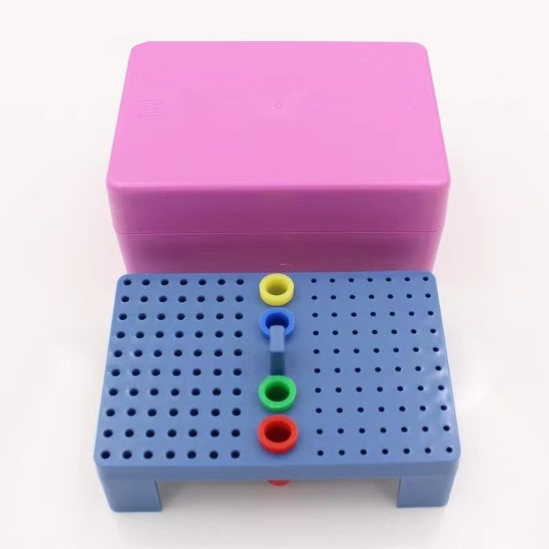 160 Holes Dental diamond bur holder autoclavable box endodontic ...