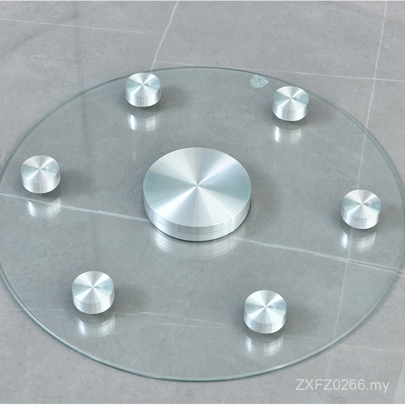 Household Desktop Tempered Glass Turntable Dining Table Base Turntable ...