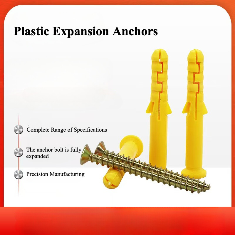 M6 / M8 Yellow PVC Wall Plug Plastic Plug | Shopee Malaysia
