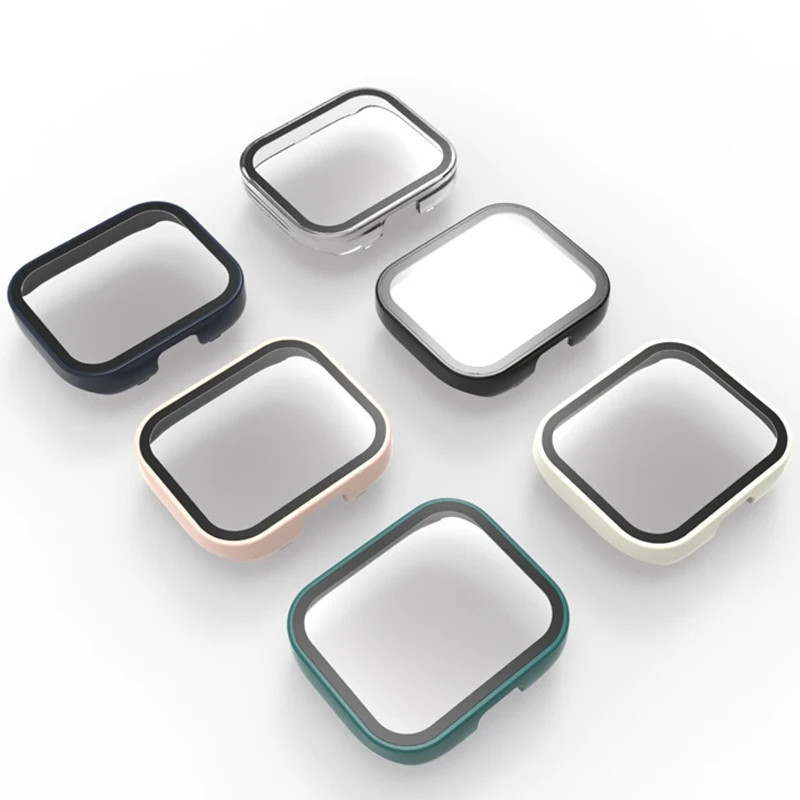 Tempered Glass Case Rubber Strap for Redmi Watch 3 Active PC Screen ...