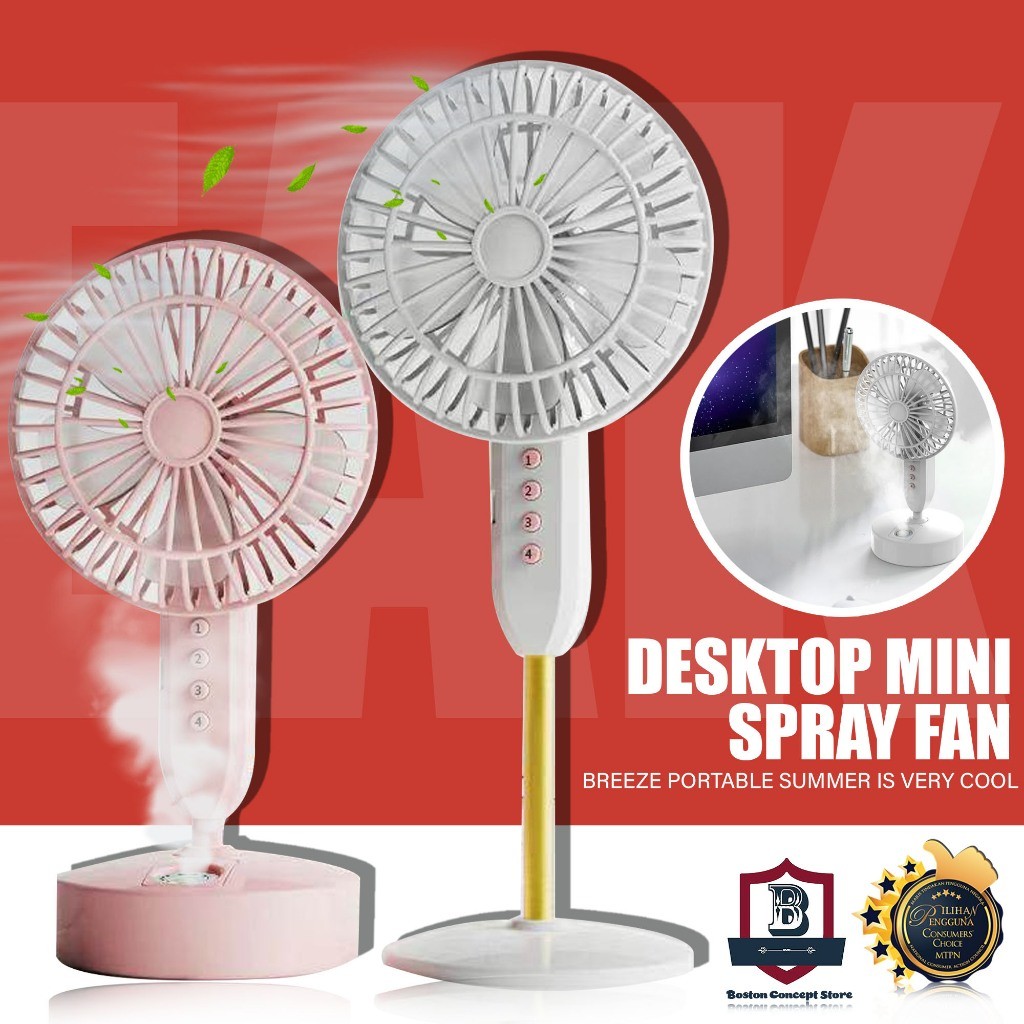 Small Summer Spray Fan Cooling Water Spray Mist Fan USB Handheld ...