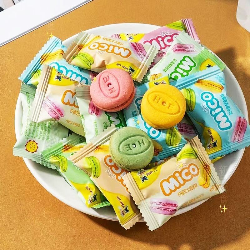 [First Use Re-Pay] Mico macaron cookies sandwich cookies Delicious ...
