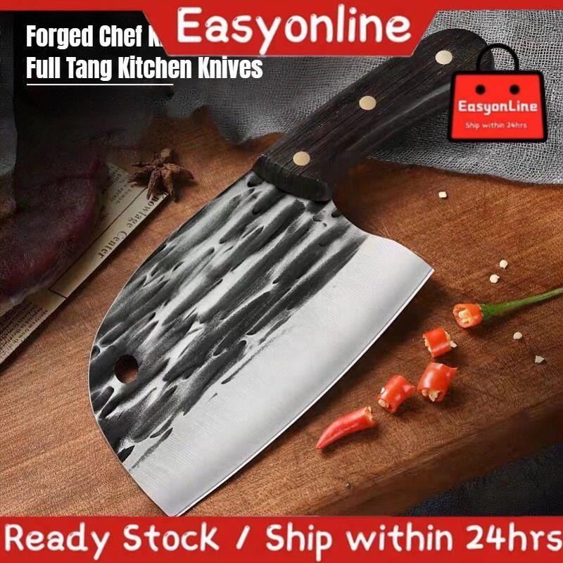 Kitchen Knife pisau barang dapur peralatan dapur Handmade Forged ...