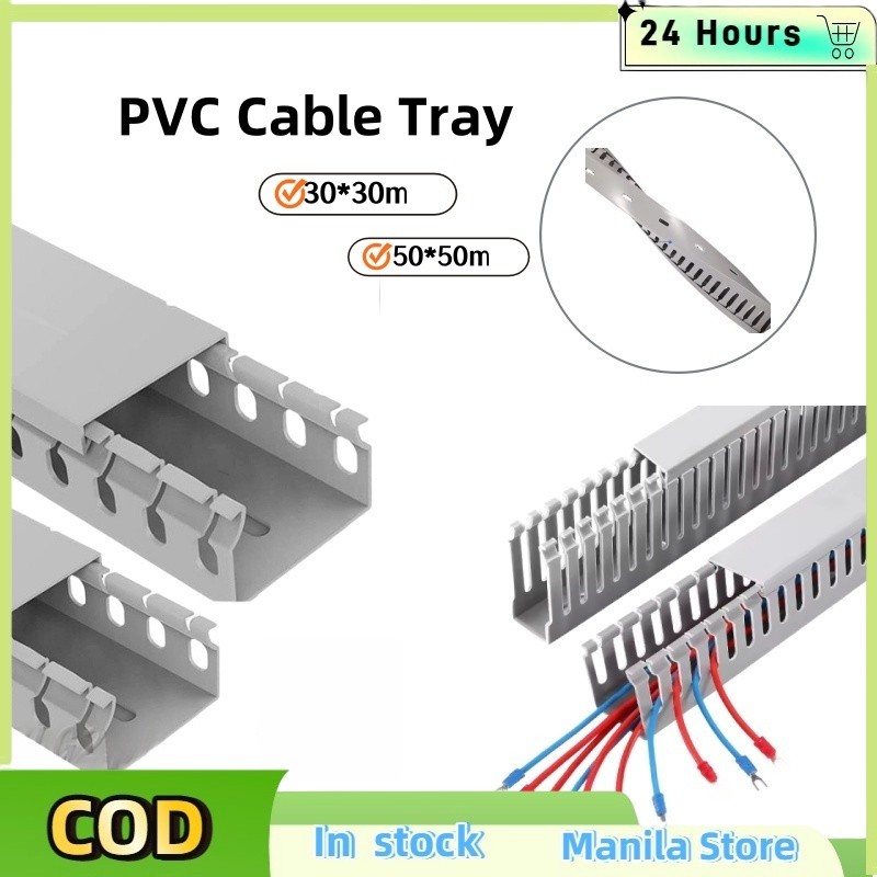 PVC Cable Tray Duct Slotted PVC Cable Trunking Wire Duct Cable ...