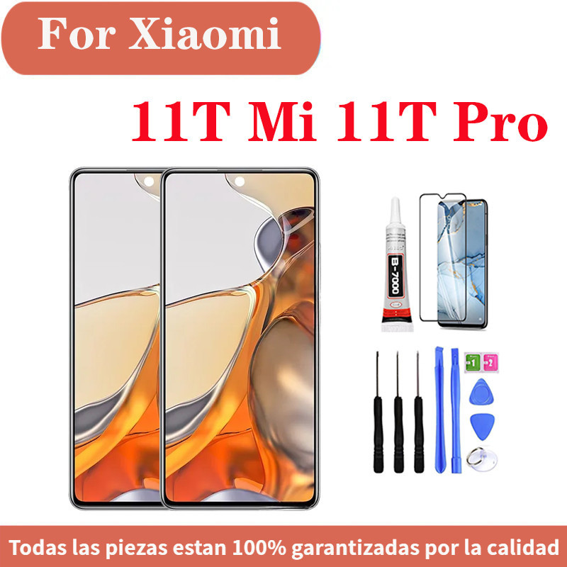 Original AMOLED Xiaomi Mi 11T 11T Pro LCD Display Touch Screen With ...