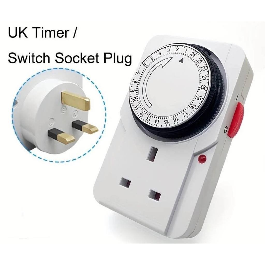 ProSMK Programme Timer switch socket 24 Hours Analog | SMK-268T | Shopee Malaysia
