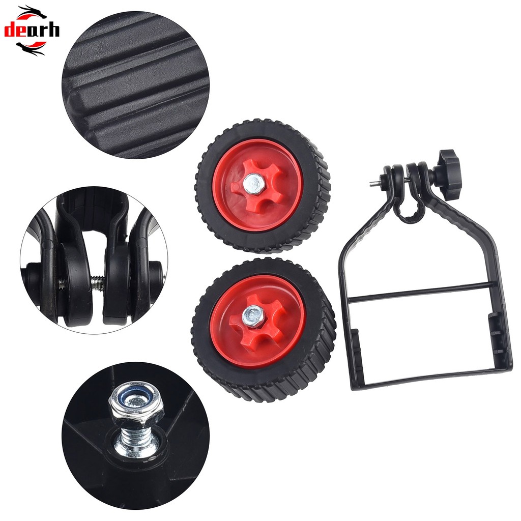 String Trimmer Grass Eater We ed Cutter Adjustable Support Wheels Set ...