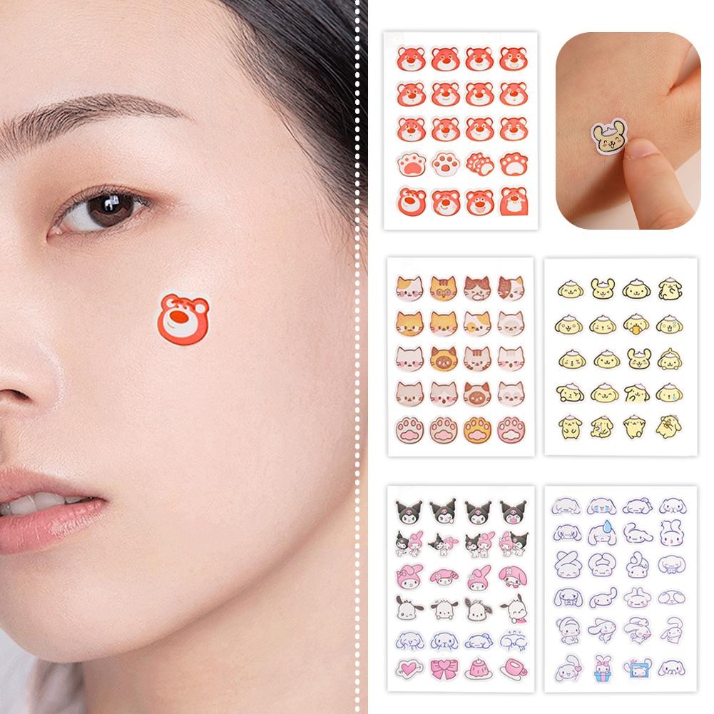 【COD】Invisible Acne Pimple Patch Cute Bear Cartoon Theme Color Skin ...