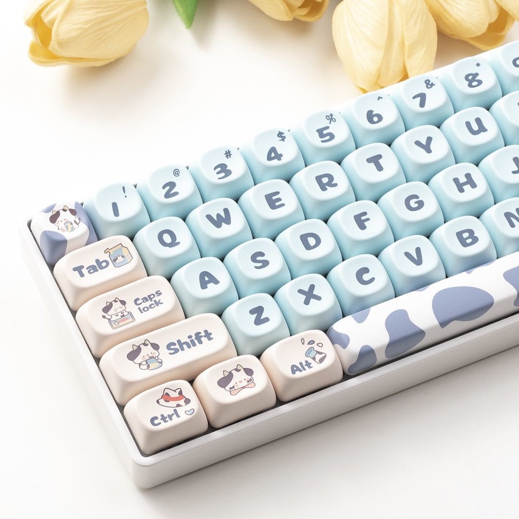 Ciy68 Finished Product Mechanical Keyboard Bluetooth 2.4G Silent Axis ...