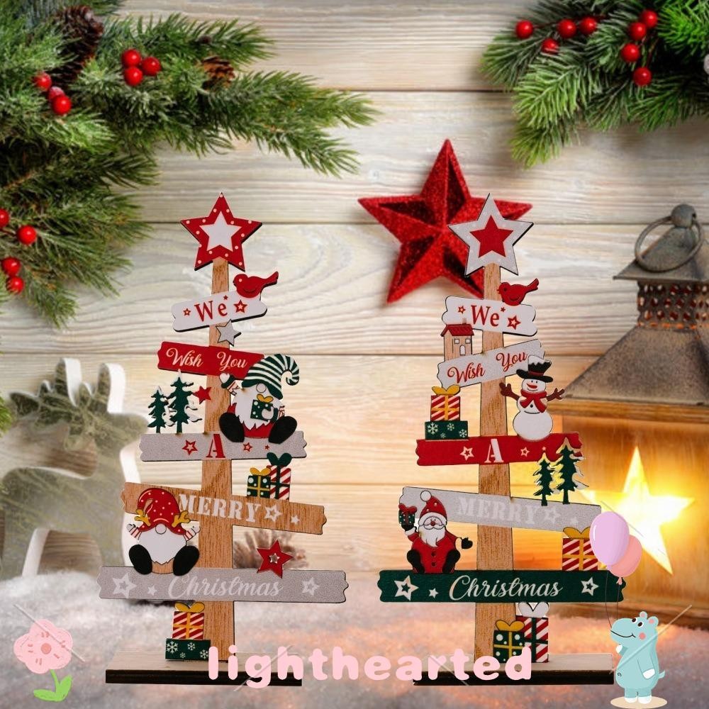 LIGHTHEARTED Christmas Signs Plaque, Wooden Santa Claus Desktop ...