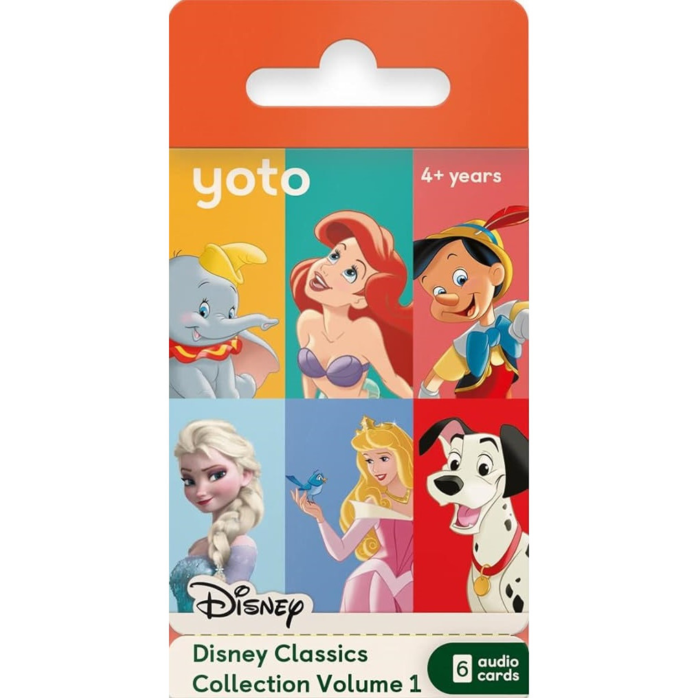 Yoto Card Disney Classics Collection Volume One Pack of 6 Cards ...