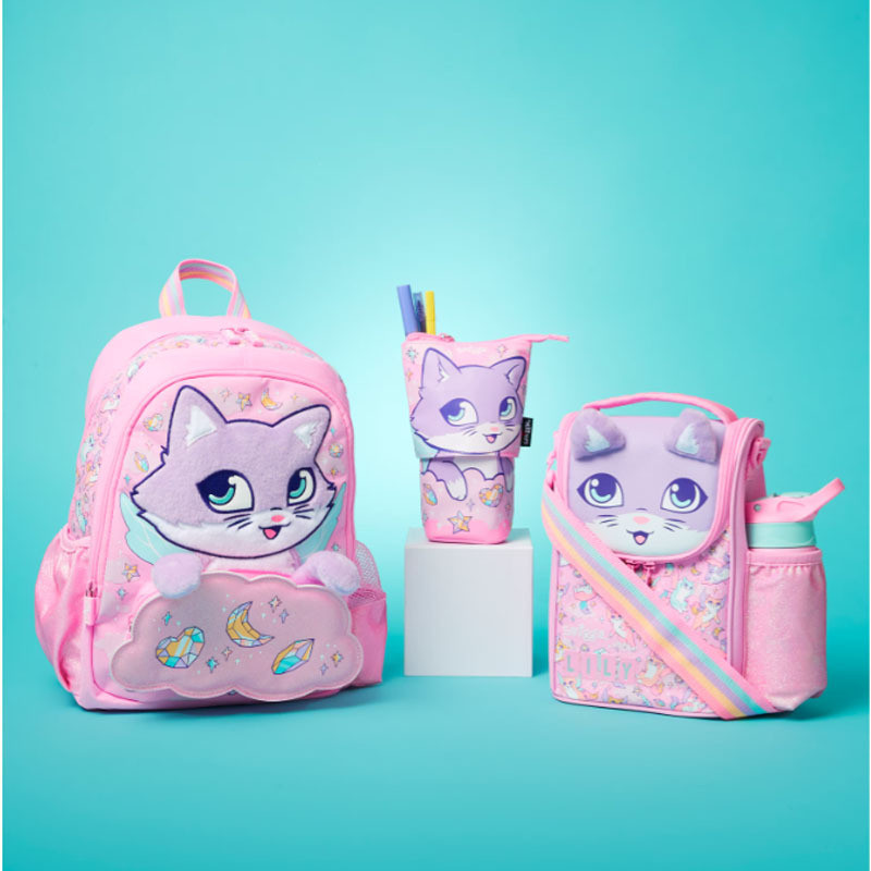 Australia smiggle New Style Pink Perfume Cat Diagonal Meal Bag Grade 1 ...