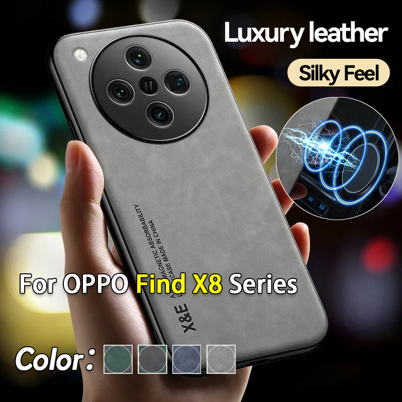 Casing For OPPO Find X8 Pro FindX8 X8Pro 5G Car Magnetic Holder Luxury ...