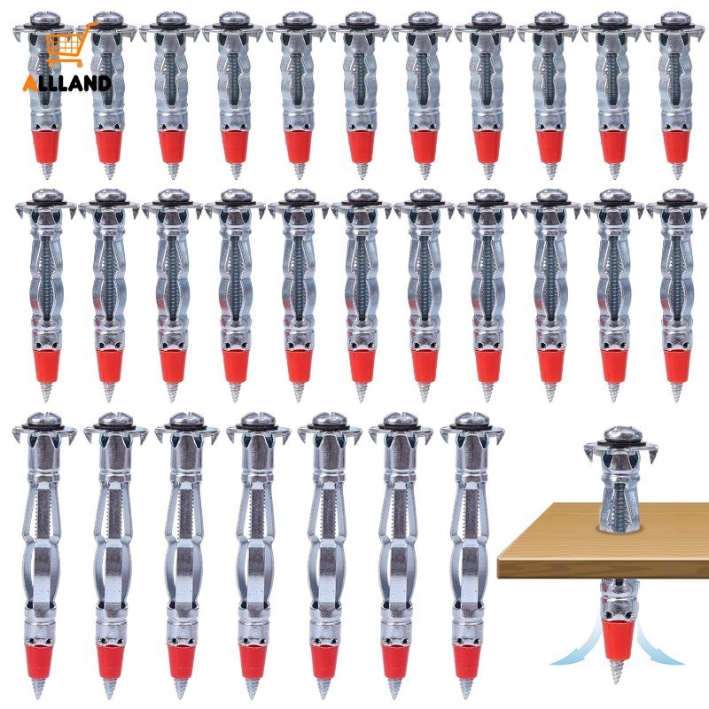 Petal Screw Anchors - Heavy Duty Bolt Hollow Drive Wall Anchor Screws ...