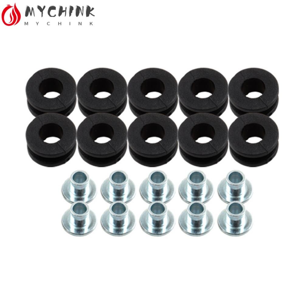 CHINK 10pcs/20pcs Motorcycle Grommets, M6 Rubber Gasket Kits, Motor ...
