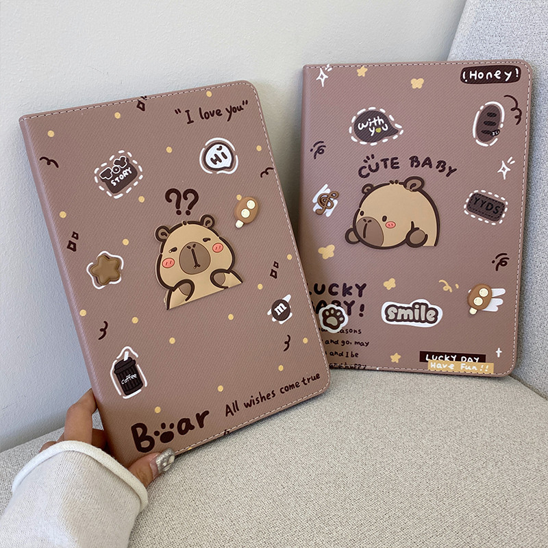 【New】Brown iPad Casing 10th Gen 7th 8th iPad9 10.2 2020 Air 5 4 10.9 ...