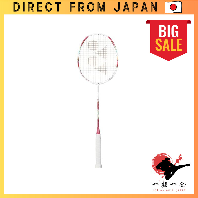 YONEX Nanoflare 70 Badminton Racket - Coral Pink (299) with Enhanced ...