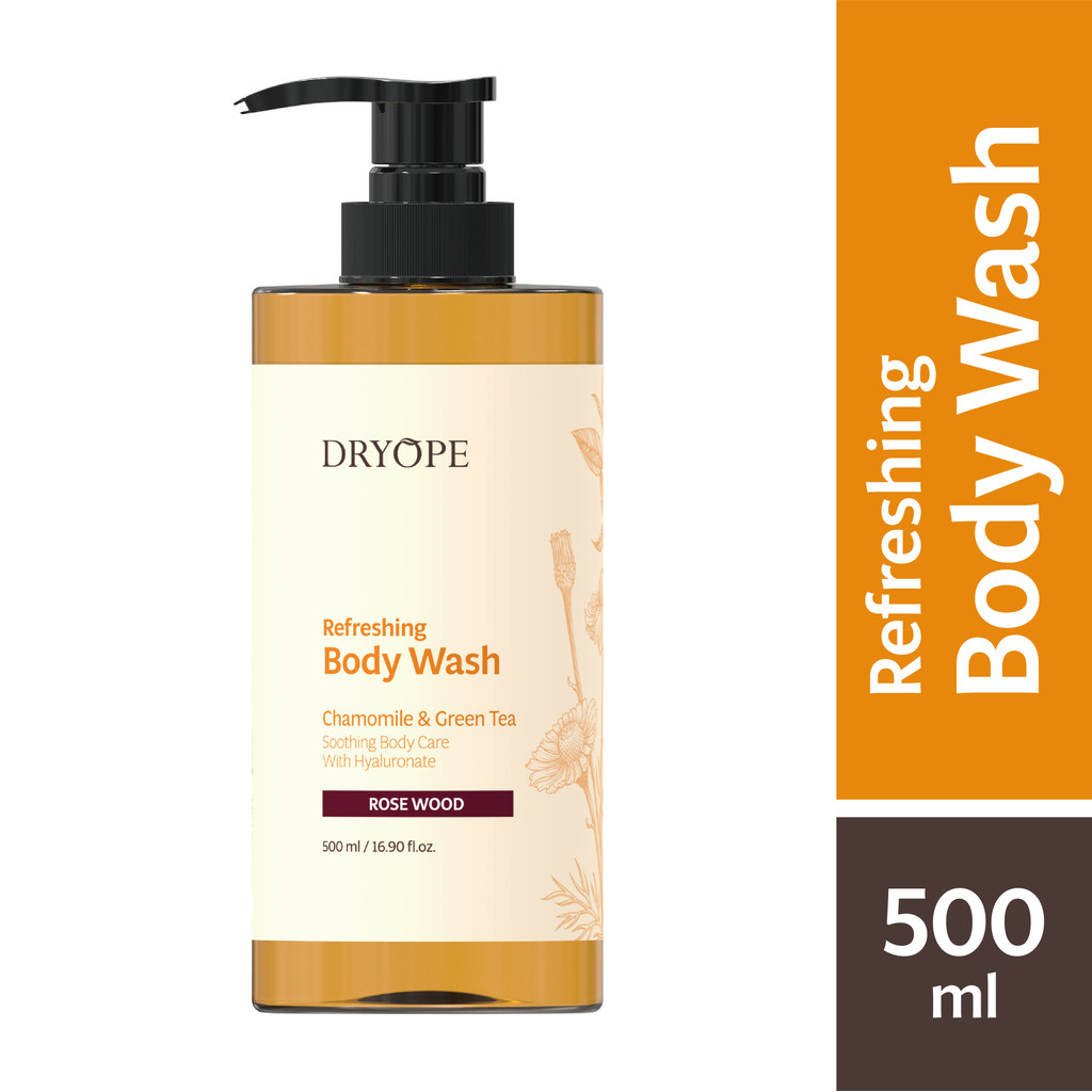 Dryope Chamomile & Green Tea B/Wash Rose Wood 500ml | Shopee Malaysia