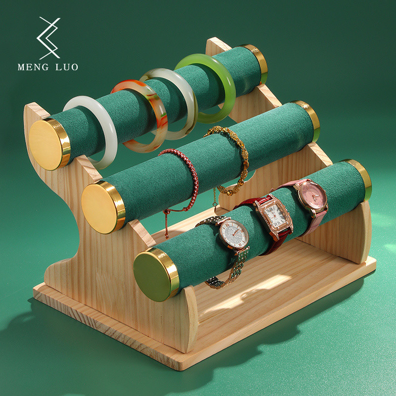 Solid Wood Bracelet Rack High-End Jewelry Display Rack Bracelet ...