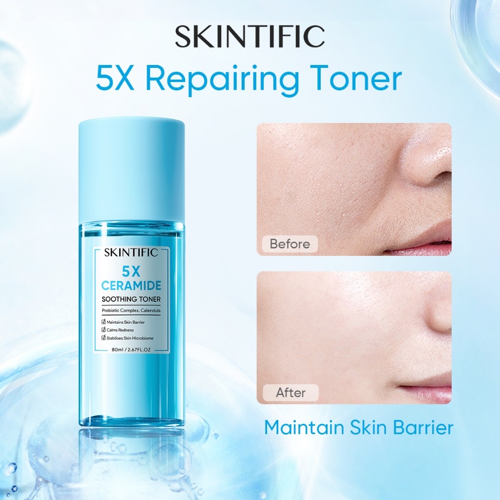 SKINTIFIC 5X Ceramide Soothing With Calendula Toner Skin Barrier Repair ...
