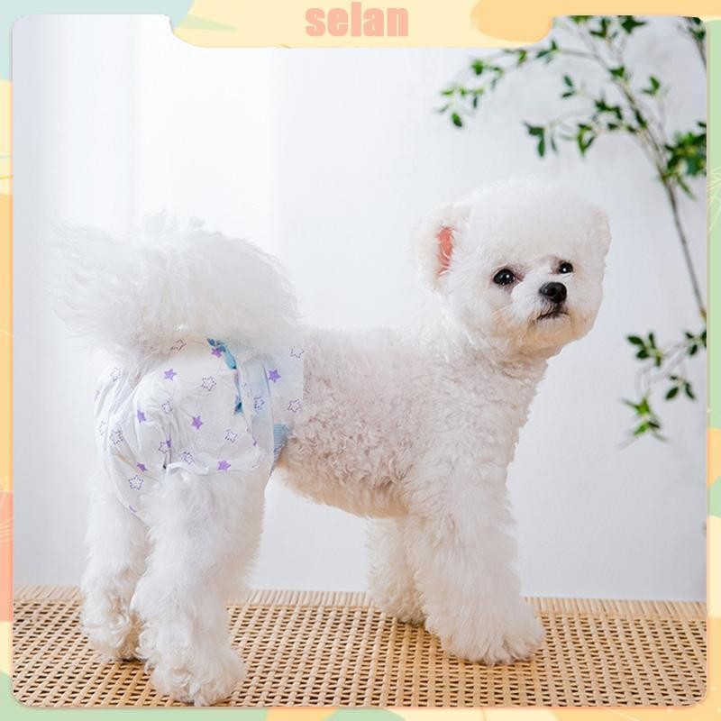 SELAN 10x Diapers for Dogs Disposable Pet Diapers Female Dog Period ...