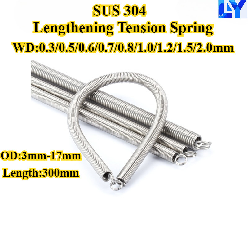 [LY-XHLH] 304 Stainless Steel, Lengthening Tension Spring, Tension ...