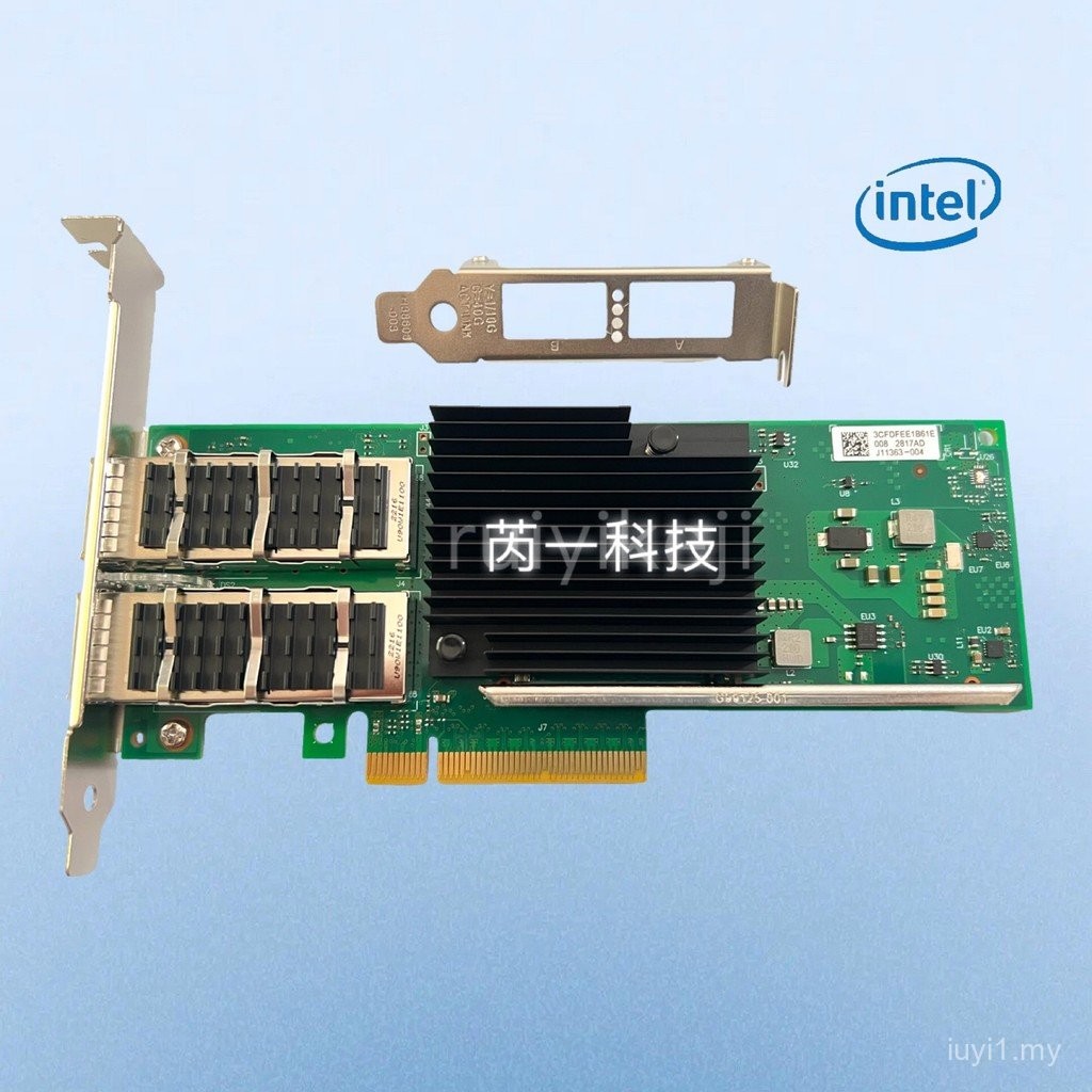 Kad Rangkaian Dwi Port Intel 40G 10G XL710-QDA2 PCI-E X8 QSFP 10G Kad ...